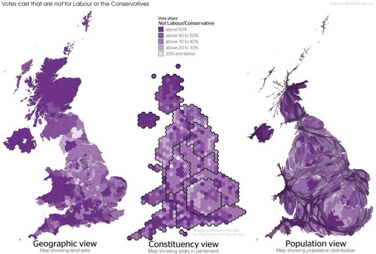 Cartographic perspectives of the 2024 General Election - UK Election ...